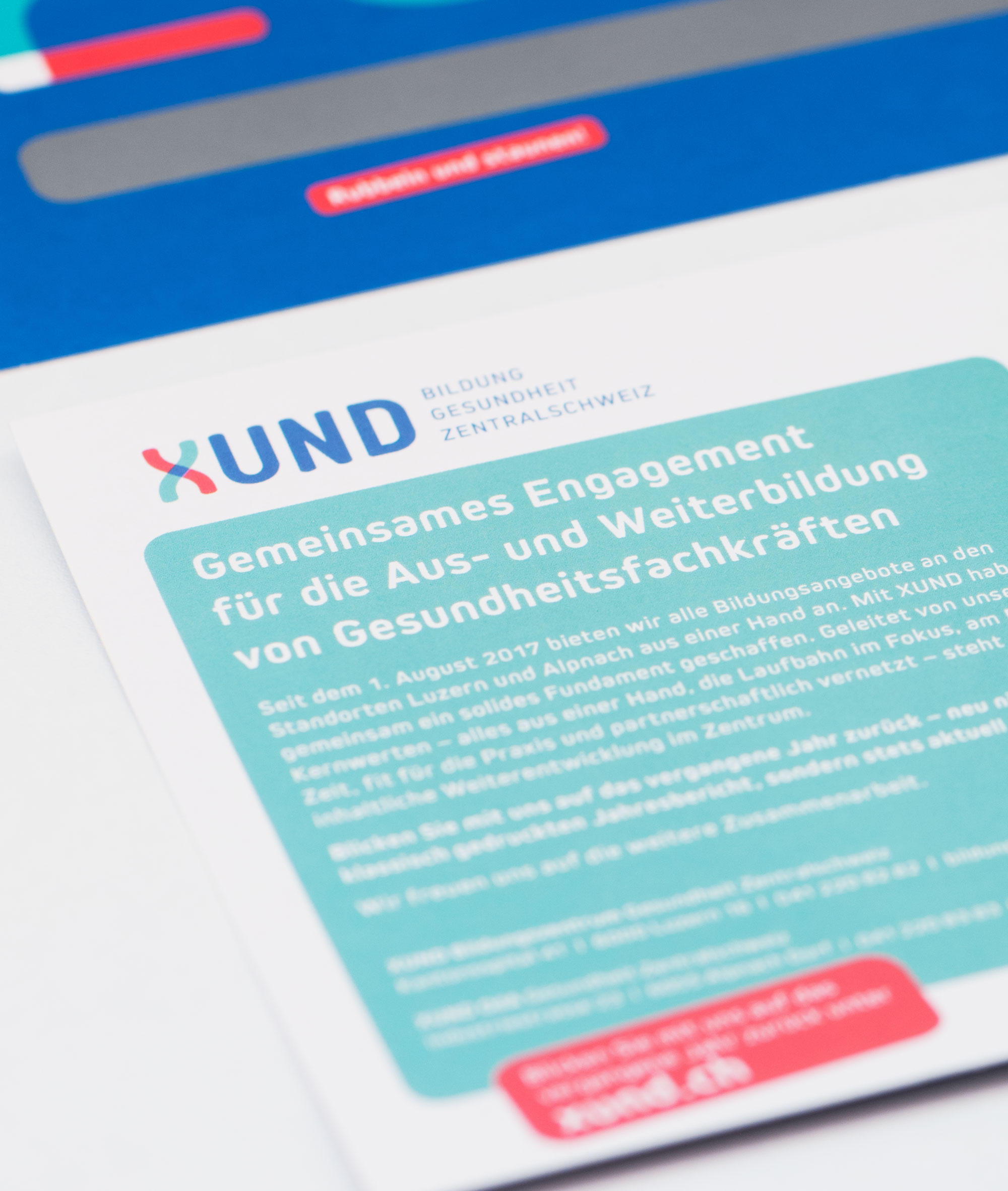 Projekt | XUND Bildung Gesundheit Zentralschweiz